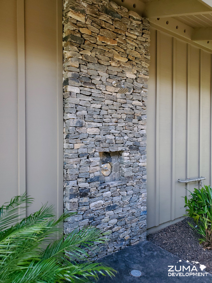 Haniu Home - Garage Shower - Contemporary - Exterior - Hawaii - by Zuma ...