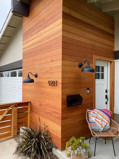 Hard Wood Cladding - Contemporain - Façade - Orange County - par Hicks ...