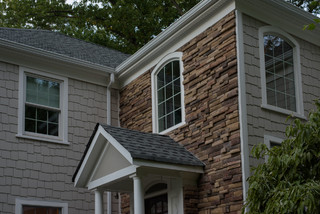 Hardie Shingle - Staggered Edge Panel - Traditional - Exterior - New ...
