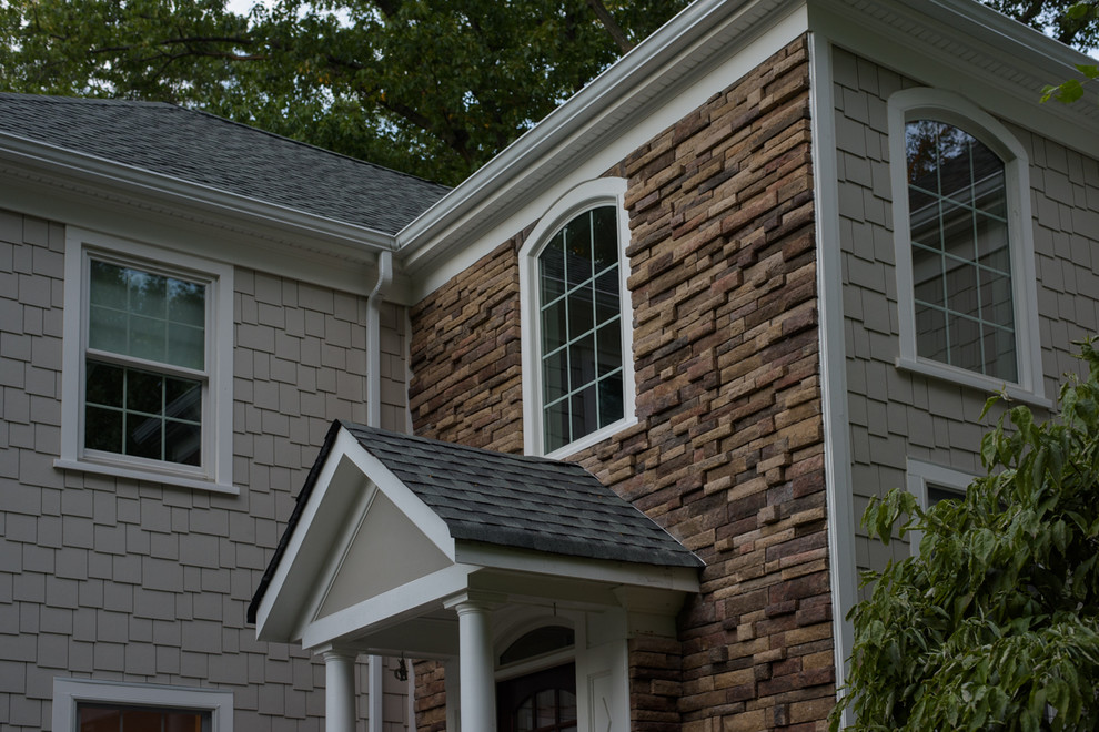 Hardie Shingle - Staggered Edge Panel - Traditional - Exterior - New ...