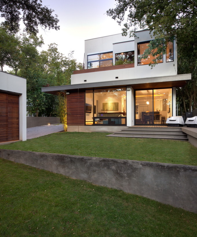 Harris Back Exterior - Modern - Exterior - Austin - by Hugh Jefferson ...