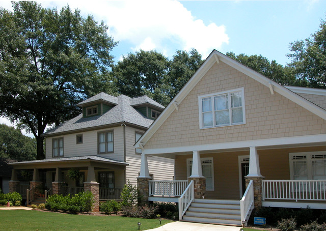 Hatcher Homes Custom Craftsman infill homes - Craftsman - Façade ...