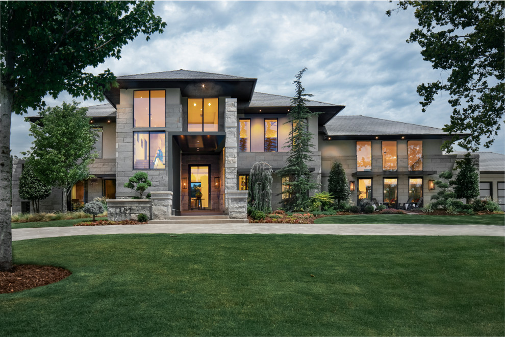 Hayes Home - Modern - Exterior - Oklahoma City - by Cornerstone Homes ...