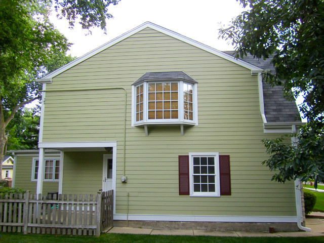 Heathered Moss Exterior, Wilmette, IL James Hardie Siding Remodel ...