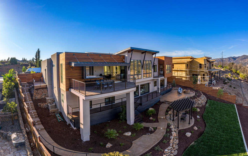 Heathfield House - Tubbs Fire Rebuild - Contemporary - House Exterior ...