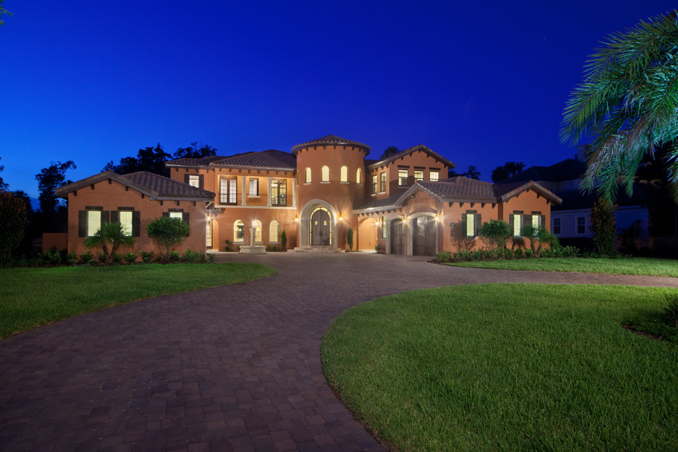Heathrow Woods Country Club Home - Mediterranean - Exterior - Orlando ...