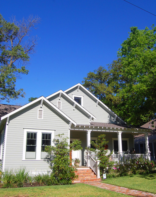 Heights Craftsman Remodel Addition - Craftsman - Exterior - Houston ...