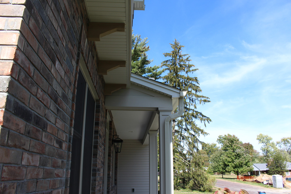 Herringbone Vinyl Siding | Olivette, MO - Traditional - Exterior - St ...