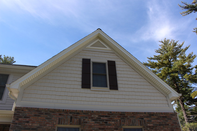 Herringbone Vinyl Siding | Olivette, MO - Traditional - Exterior - St ...