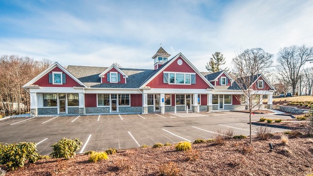 High-End Commercial Space with Board & Batten Siding in Trumball, CT ...