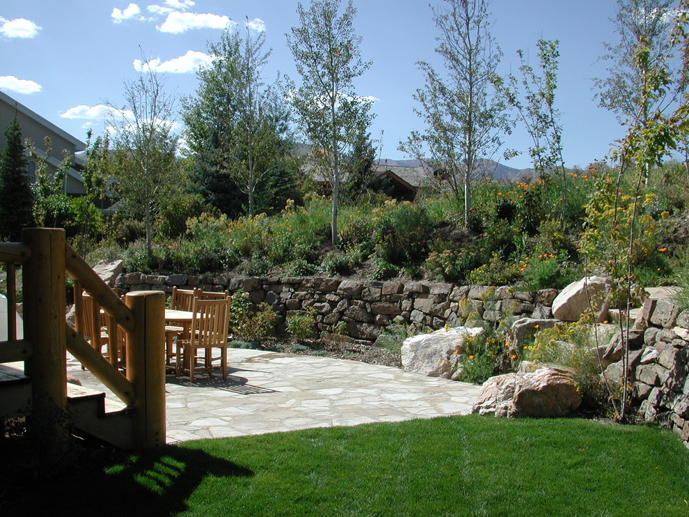High Mountain Residential Landscape Design - Rustic - Exterior - Salt ...