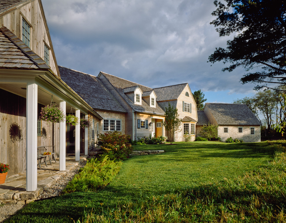 Highland Farm Residence - Farmhouse - Exterior - Portland Maine - by ...