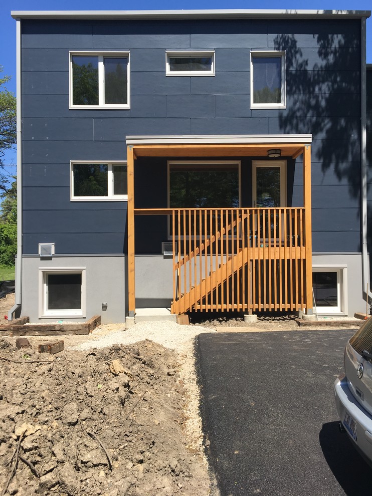 Highland Park Zero Energy Ready Home Exterior - Modern - House Exterior ...