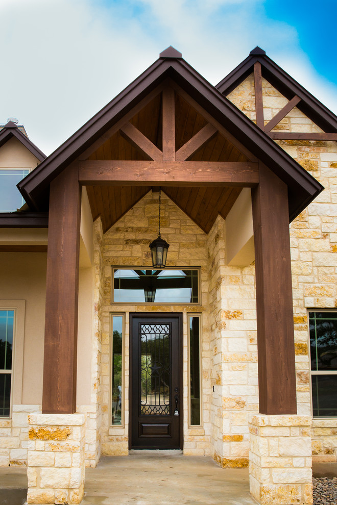 Hill Country Model Home - Rustic - Exterior - Austin - by Kurk Homes ...