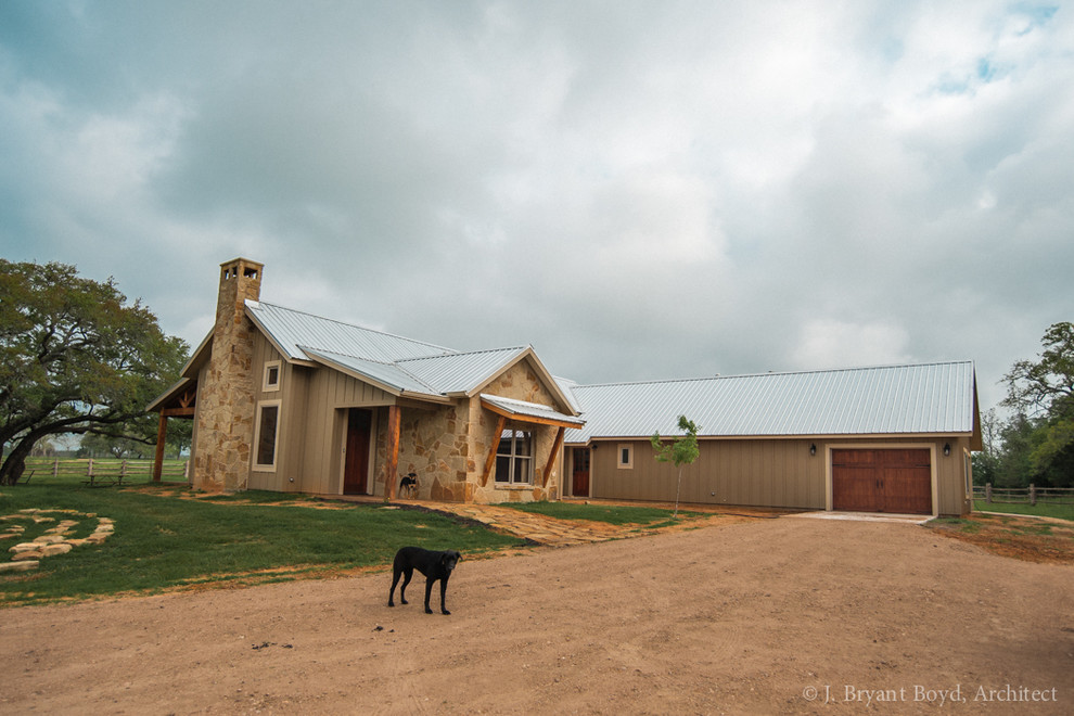 Hill Country Ranch - Traditional - Exterior - Austin - by J. Bryant ...