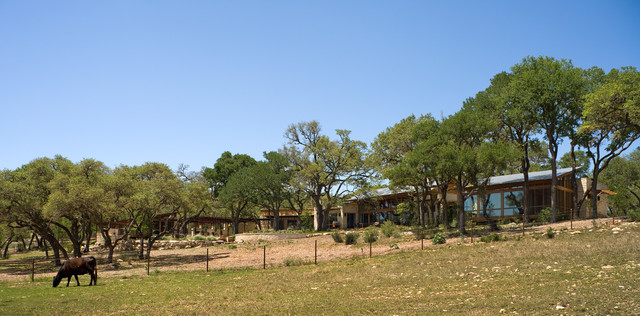 Hill Country River Ranch - Rustic - Exterior - Austin - by Studio ...