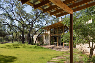 Hill Country River Ranch - Rustic - Exterior - Austin - by Studio ...