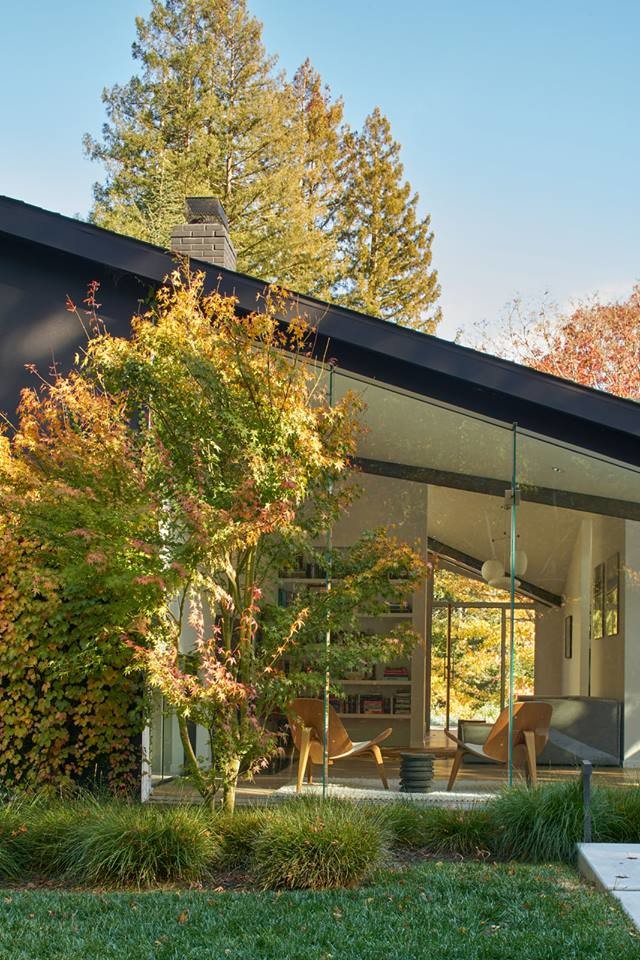 Hillsborough Mid-century Modern - Contemporary - Exterior - San ...