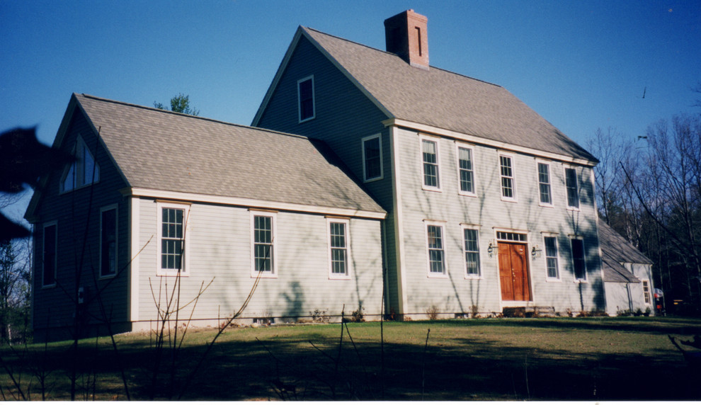 Hilltop Colonial - Traditional - Exterior - Boston - by Habitat Post ...