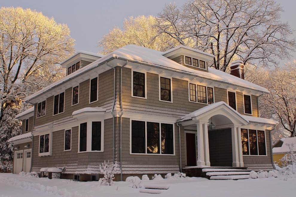 Hip-Roof Colonial - Transitional - Exterior - Boston - by Copper Leaf ...