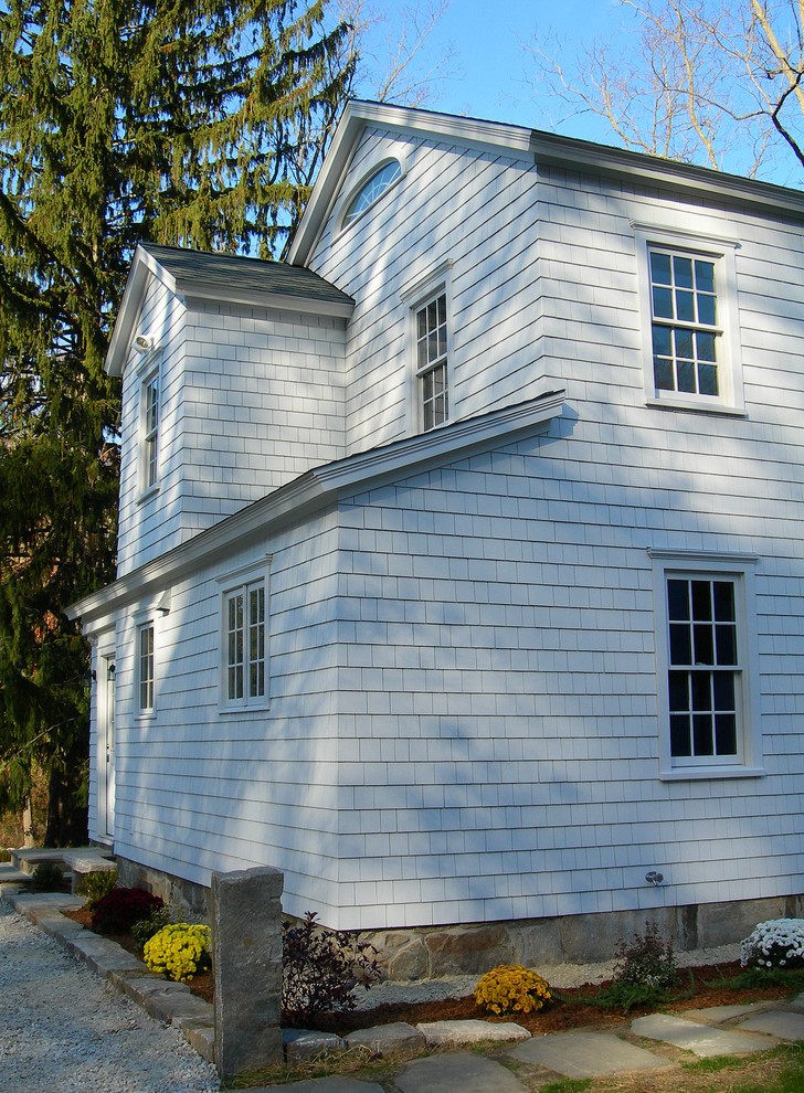 Historic Colonial Farmhouse Restoration - Farmhouse - Exterior - New ...