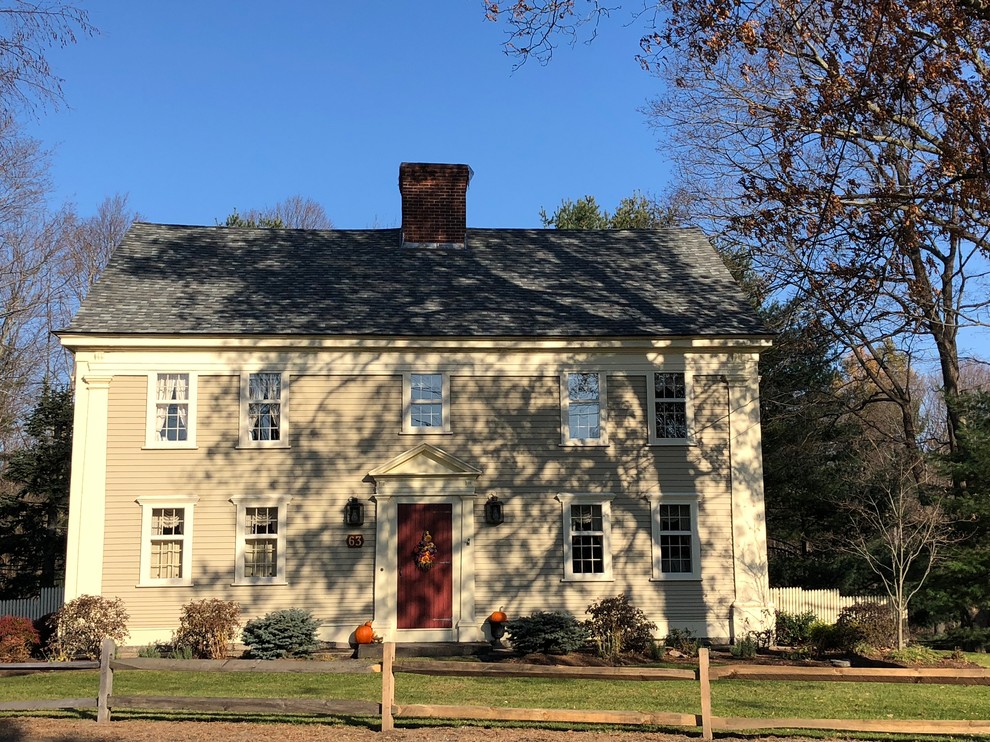 Historic Colonial Roof Restoration - Traditional - Exterior - Boston ...