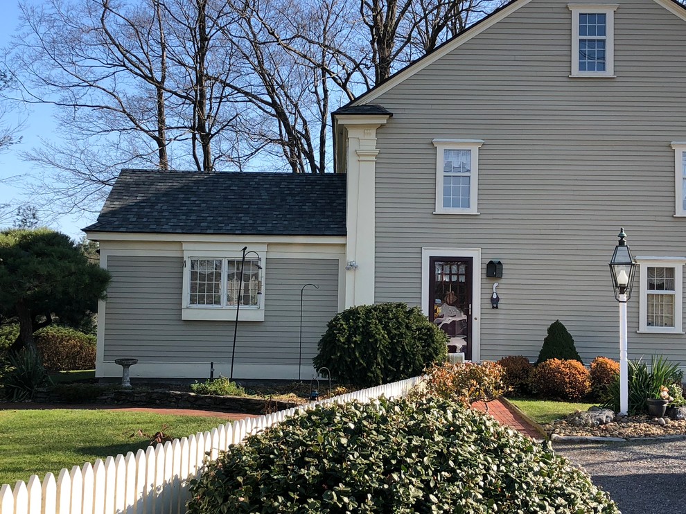 Historic Colonial Roof Restoration - Traditional - Exterior - Boston ...