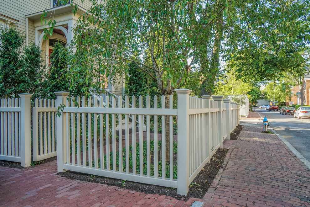 Historic Victorian Wooden Fence and Gate - Traditional - Exterior ...