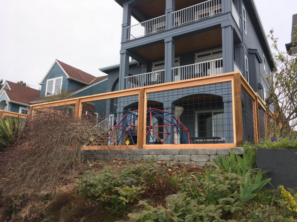 Hog Wire Panel Fencing - Transitional - Exterior - Seattle - by Cool ...