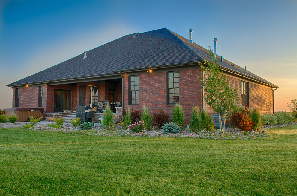 Holyoke, Colorado Brick and Stone Craftsman - Traditional - Exterior ...