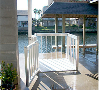 Home Cargo Lifts, aluminum and stainless steel - Beach Style - Exterior ...