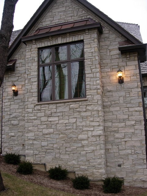 Home Exteriors with Nature Stone - Traditional - Exterior - Chicago ...