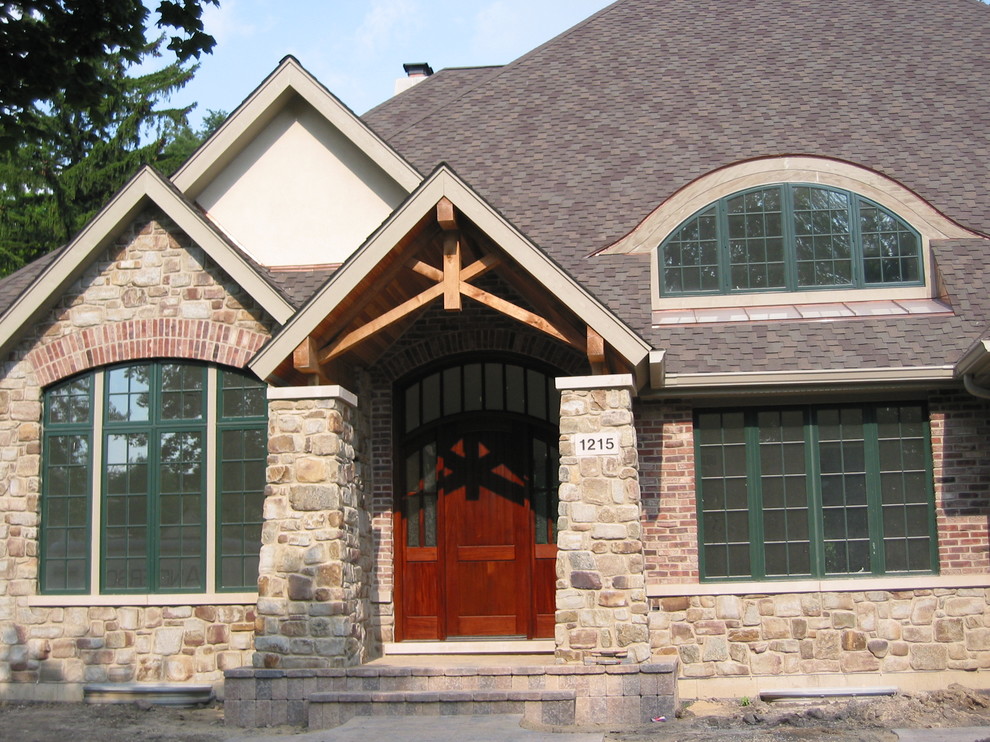 Home Exteriors with Nature Stone - Traditional - Exterior - Chicago ...
