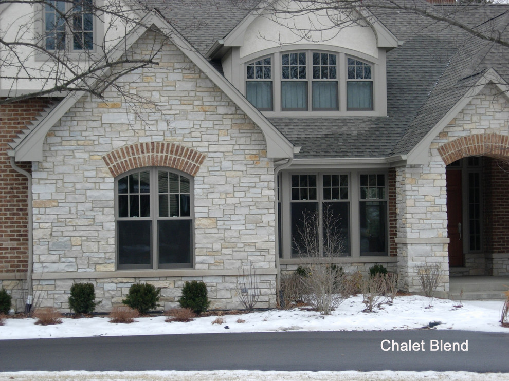 Home Exteriors with Nature Stone - Traditional - Exterior - Chicago ...