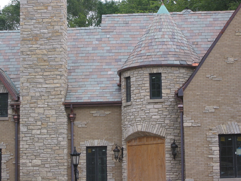 Home Exteriors with Nature Stone - Traditional - Exterior - Chicago ...