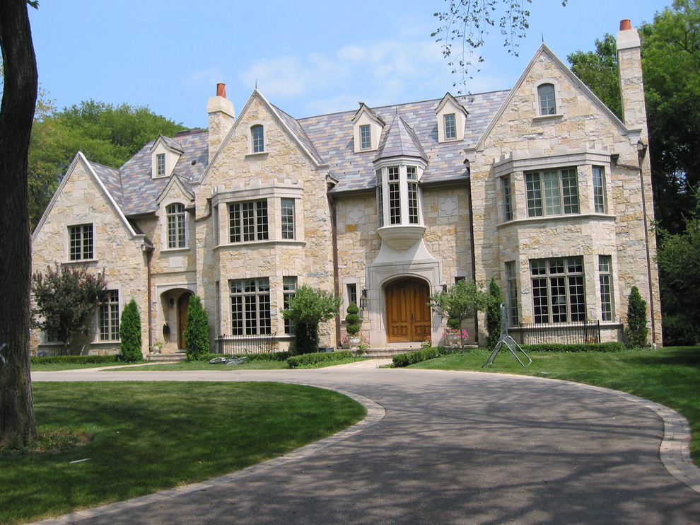 Home Exteriors with Nature Stone - Traditional - Exterior - Chicago ...
