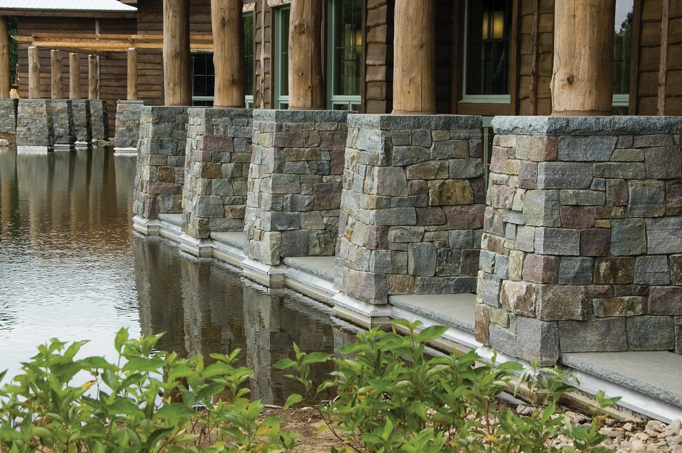 Home Exteriors with Nature Stone - Traditional - Exterior - Chicago ...