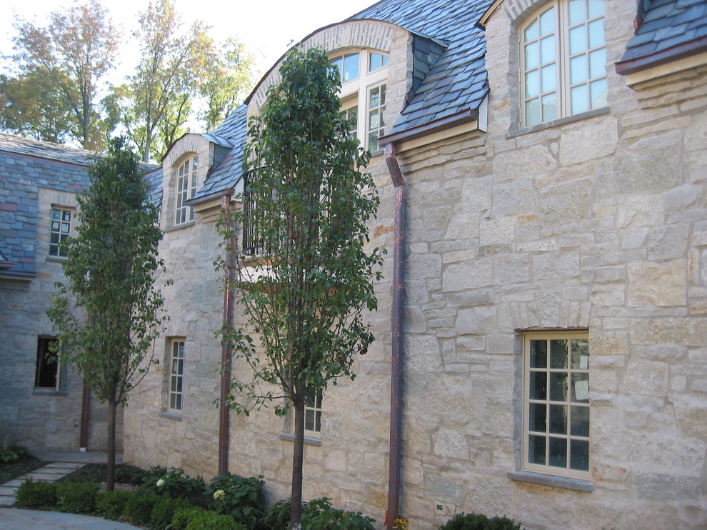 Home Exteriors with Nature Stone - Traditional - Exterior - Chicago ...