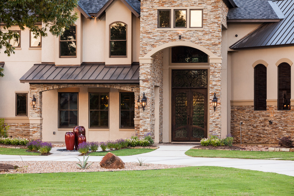 Home of a Lifetime - Front Exterior - Traditional - Exterior - Houston ...