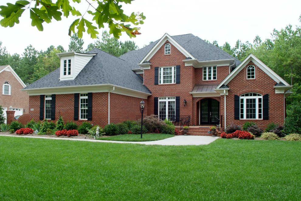 Home Portfolio - Traditional - House Exterior - Charlotte - by Waddell ...