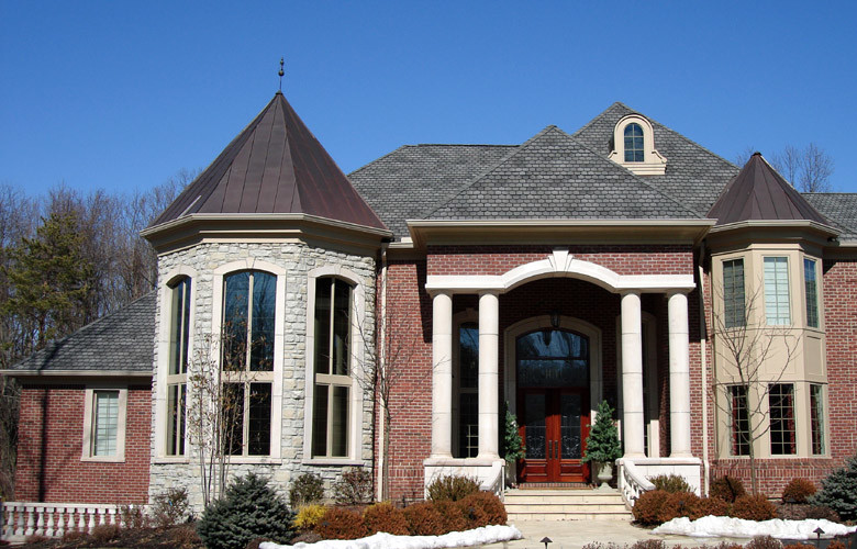 Homes - Traditional - Exterior - Cincinnati - by Hessel Stone ...
