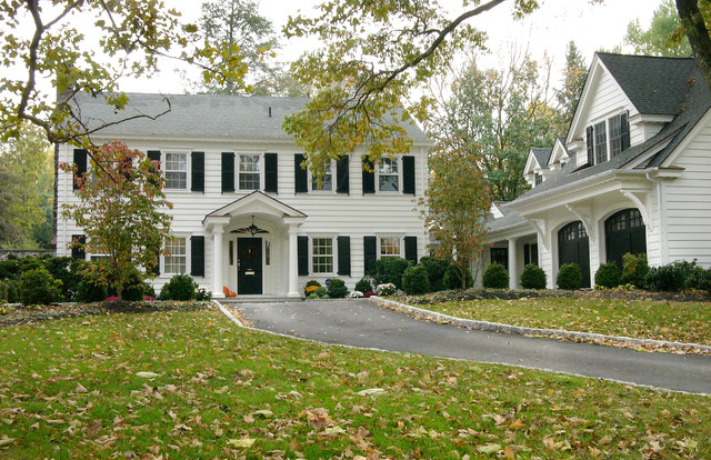 House and Garage Curb View - Traditional - Exterior - Other - by Lasley ...