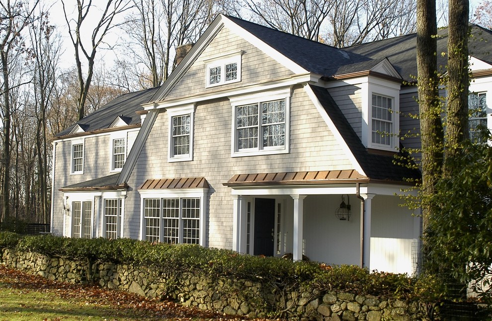 House on Turtle Back - Traditional - Exterior - New York - by Joseph B ...