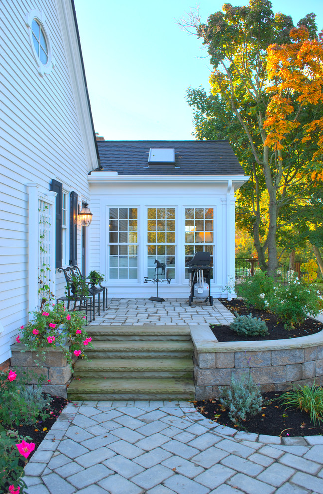 Hudson Valley Classic Home: Rear Patio - Traditional - Exterior ...