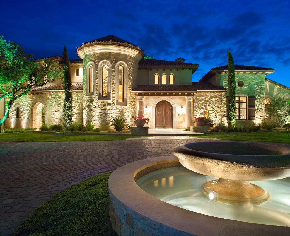 Hunterwood Tuscan villa - Mediterranean - Exterior - Austin - by ...