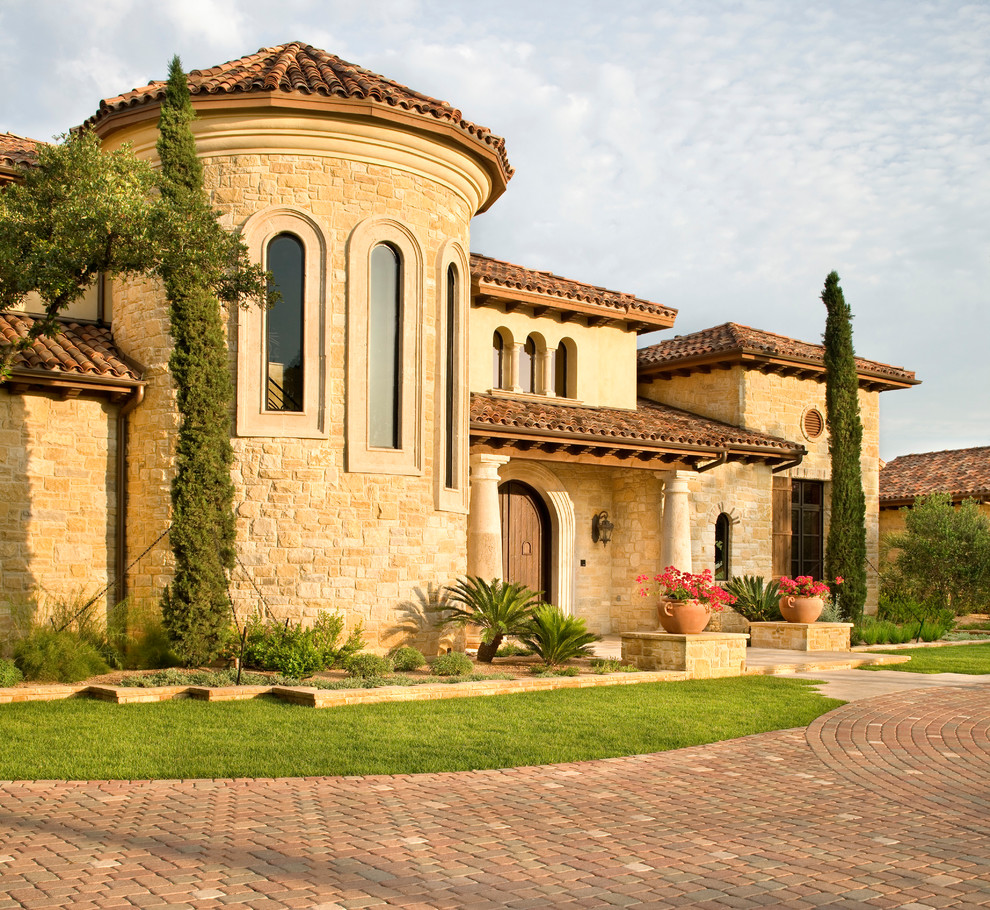 Hunterwood Tuscan villa - Mediterranean - Exterior - Austin - by ...