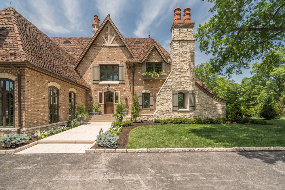 Huntleigh Woods Custom Home 1 - Traditional - Exterior - St Louis - by ...