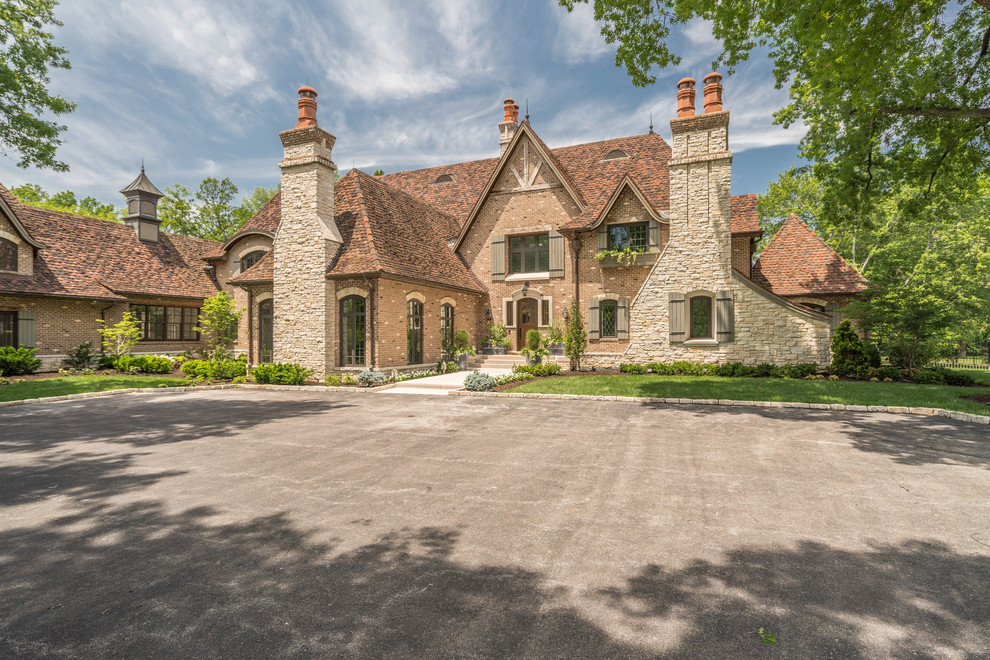 Huntleigh Woods Custom Home 1 - Traditional - Exterior - St Louis - by ...