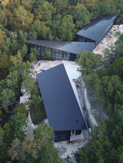 Hyperbolic Parabolic Double Lock Standing Seam - Modern - Exterior ...