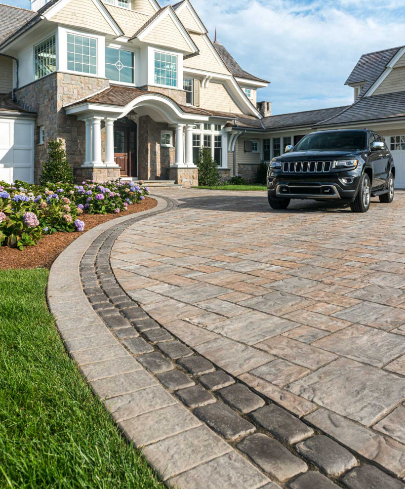 Impressive Driveway - Traditional - Exterior - Boston - by Unilock | Houzz